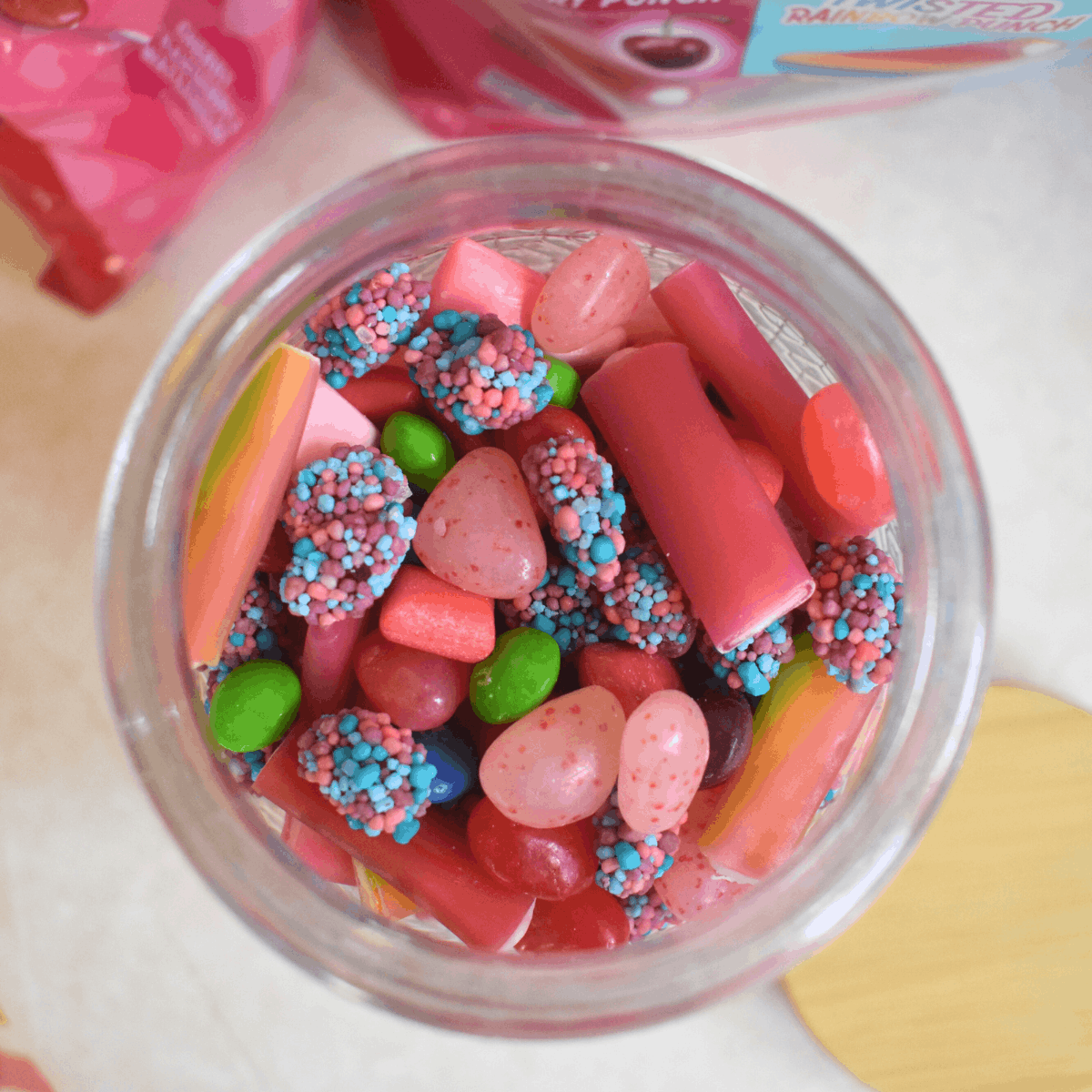 Valentine’s Candy Salad Recipe for Parties and Galentine’s Fun